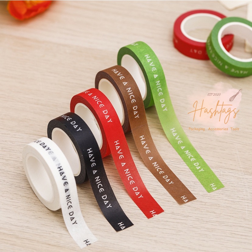 Baking Labeling Sticker Masking Tape Craft Decor Sealer Tape for ...
