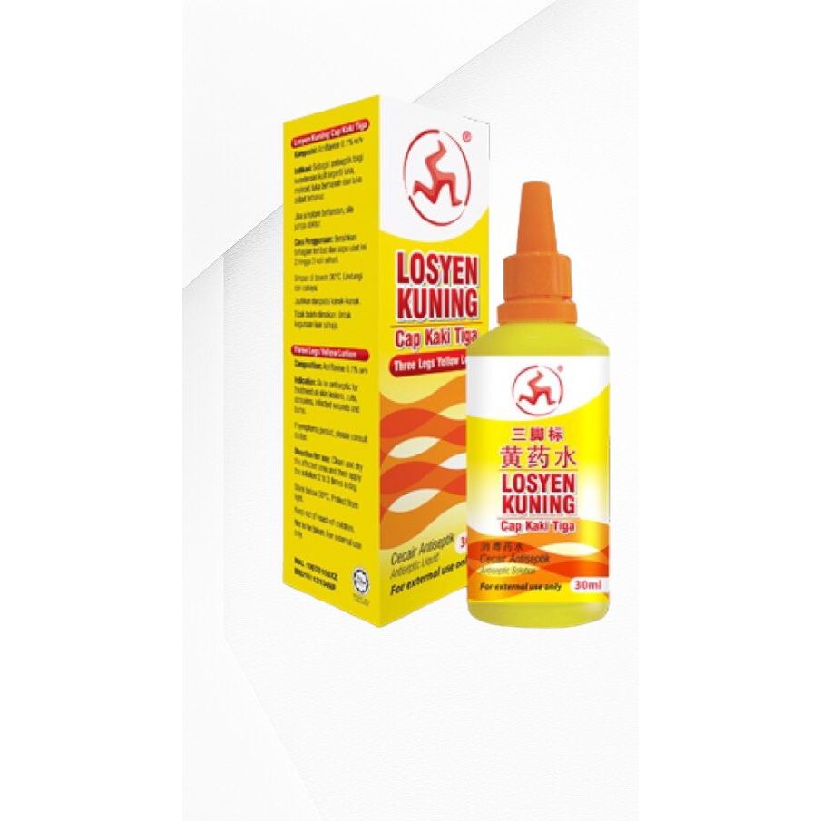 THREE LEGS YELLOW LOTION DROPPER BOTTLE (30ML/60ML) | Shopee Malaysia
