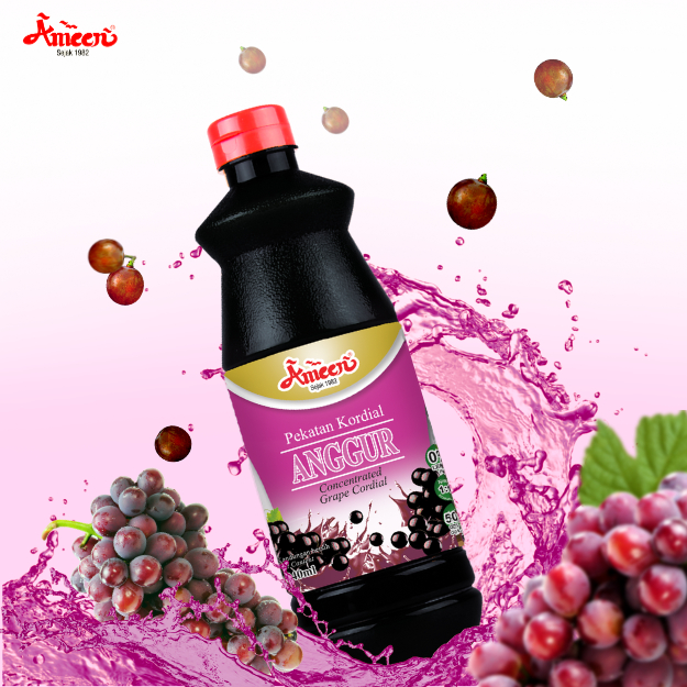 AMEEN Pekatan Kordial Bergula Berperisa Mangga, Kordial oren. Sugary ...