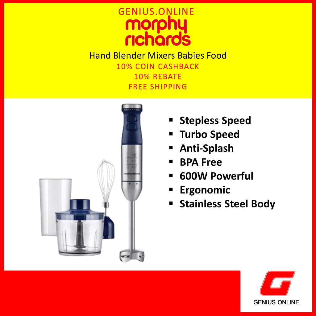 Morphy Richards Hand Blender Mixers Babies Food 403HB1 | Shopee Malaysia
