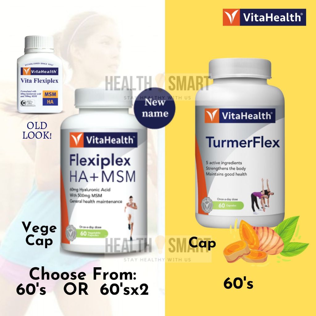 VitaHealth Vita Flexiplex 60'sx2 Vita Health / VitaHealth TurmerFlex 60 ...