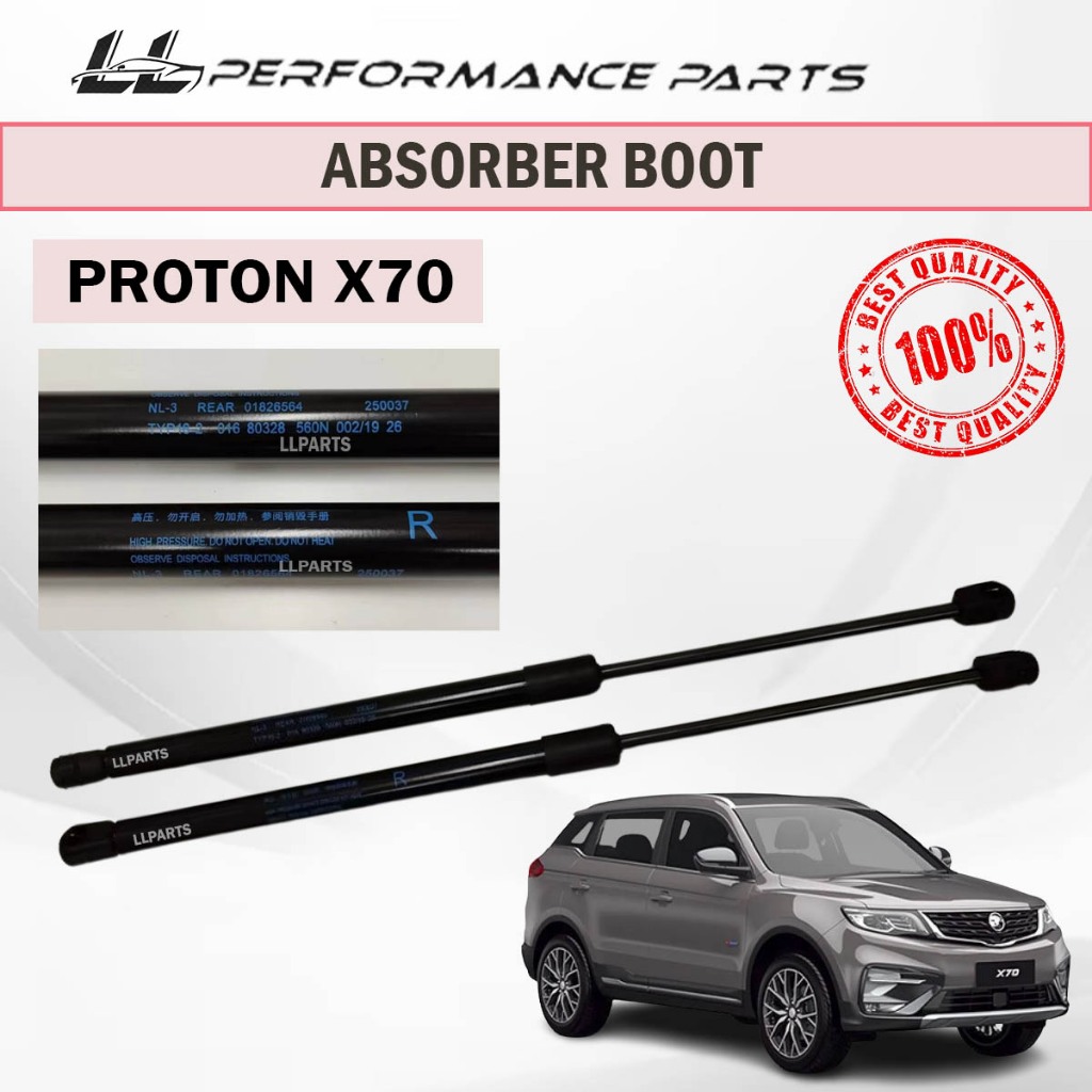 Original Proton X70 Rear Bonnet Damper Absorber Boot Left Right Gas ...