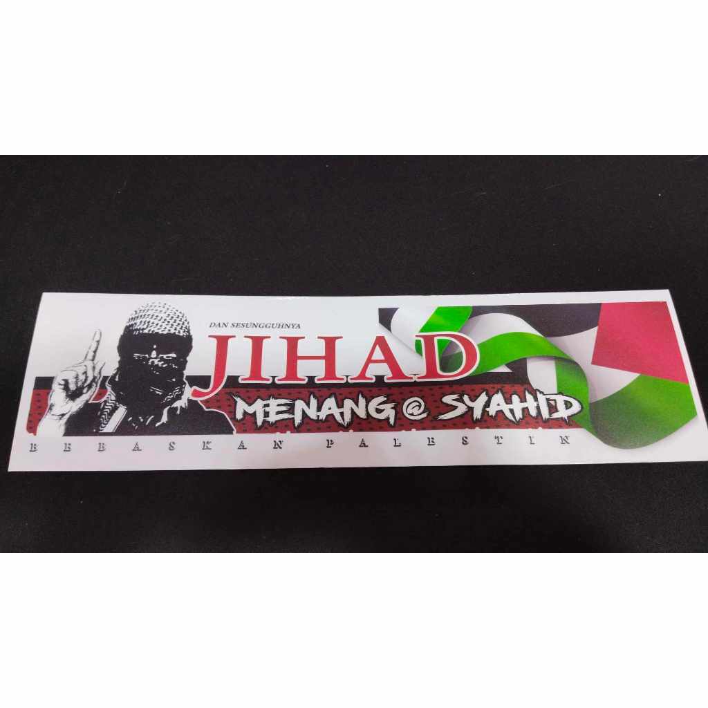 Sticker Jihad Palestin Kereta Lori | Shopee Malaysia