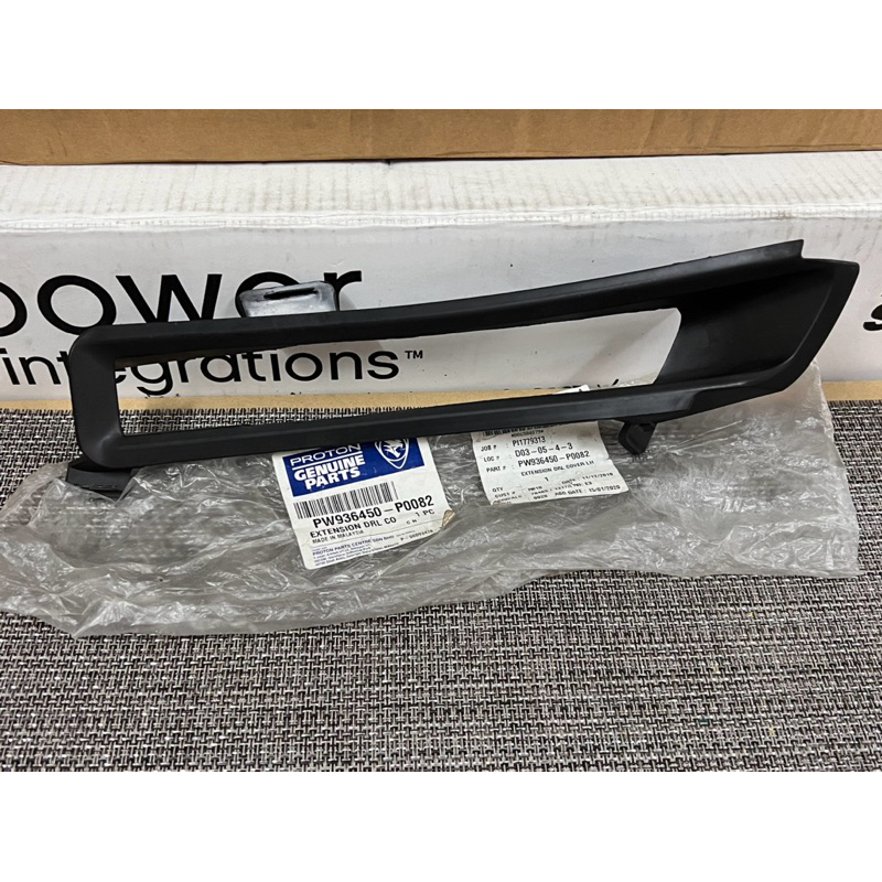 Original Proton Iriz EXTENSION DRL COVER LH(Matt blak)-PW936450-P0082 ...