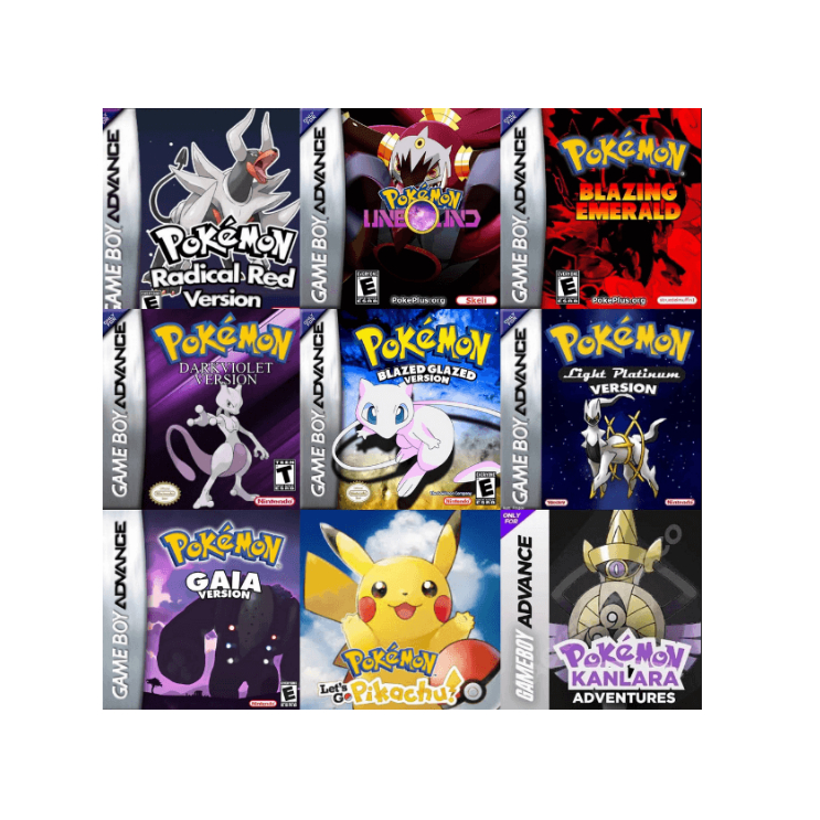 口袋妖怪宝可梦系列合集 (GBA 模拟器) | Pokemon series collection (GBA Emulator ...