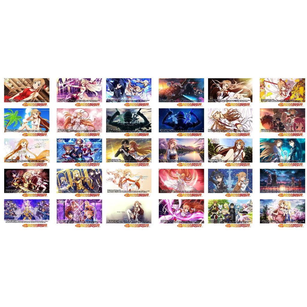 Sword Art Online High Definition Quality banapassport design Card ...