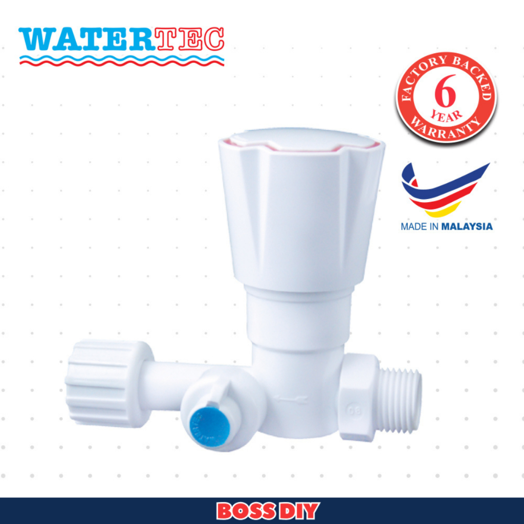 WATERTEC Kitchen & Bathroom Sink Faucet PVC Bib Water Flow Tap ...