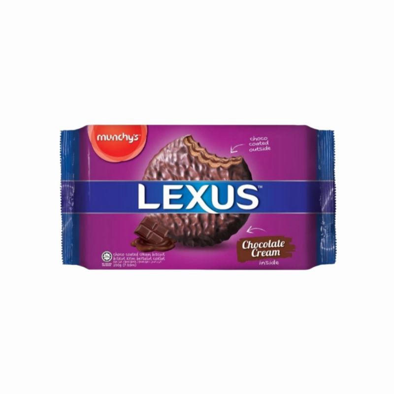 Munchy's Lexus Chocolate Coated Cream Biscuits 200g | Shopee Malaysia
