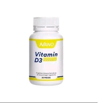 Nano Vitamin D3 10000 IU, 30 capsules, raw material Switzerland ...