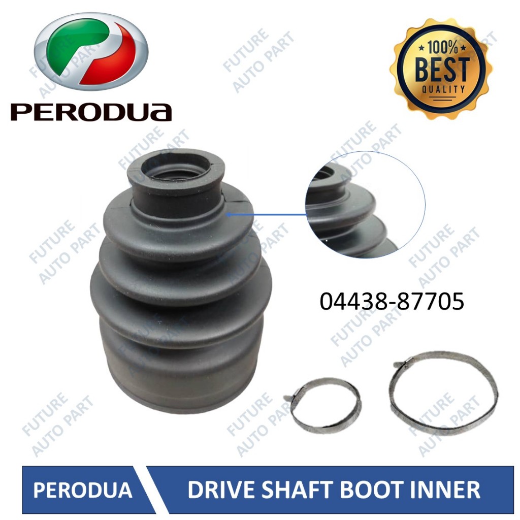 DRIVE SHAFT BOOT COVER (INNER) WITH NORMAL CLIP FOR PERODUA KELISA ...