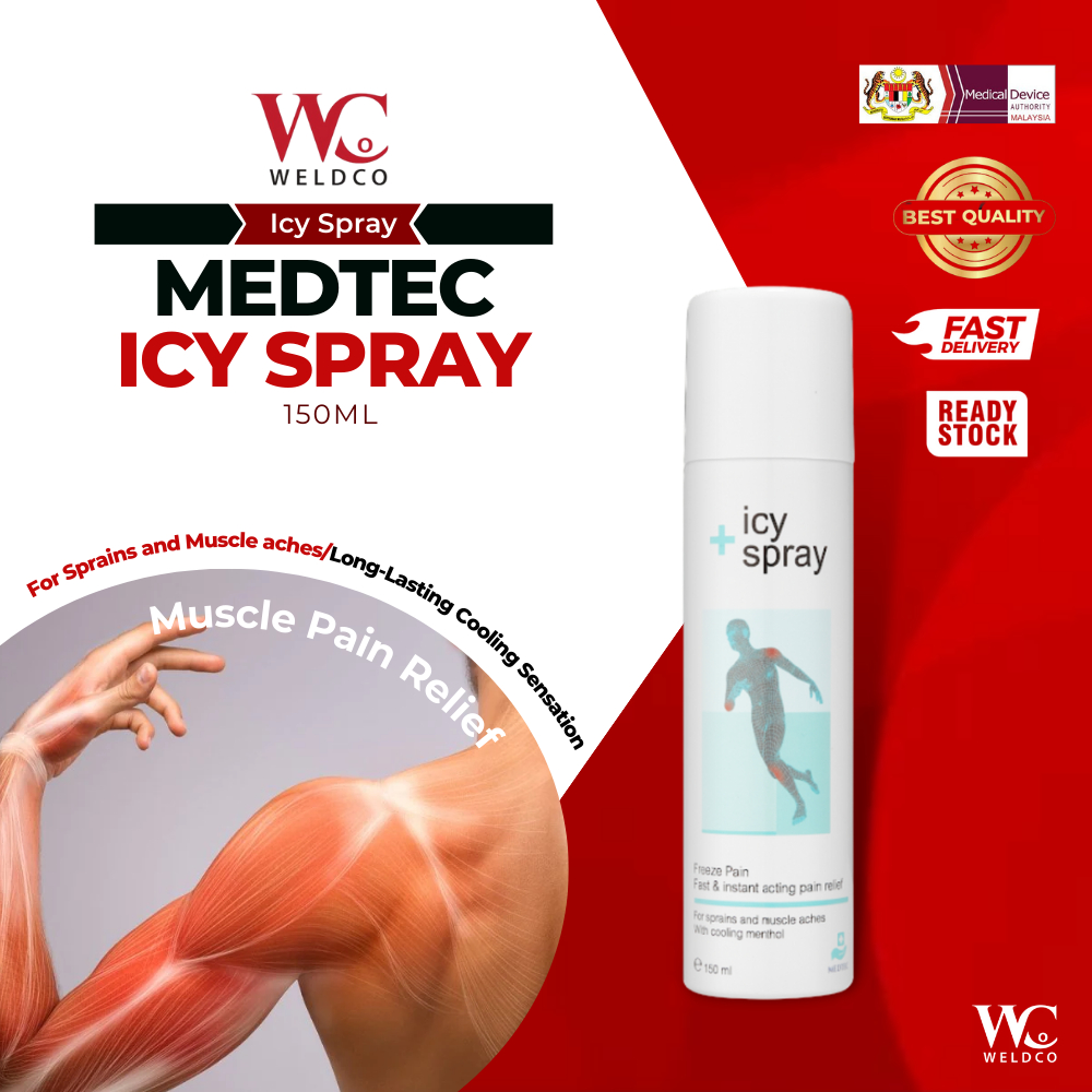 MEDTEC Icy Spray 150ML 🔥BEST PRICE IN THE MARKET🔥 | Shopee Malaysia