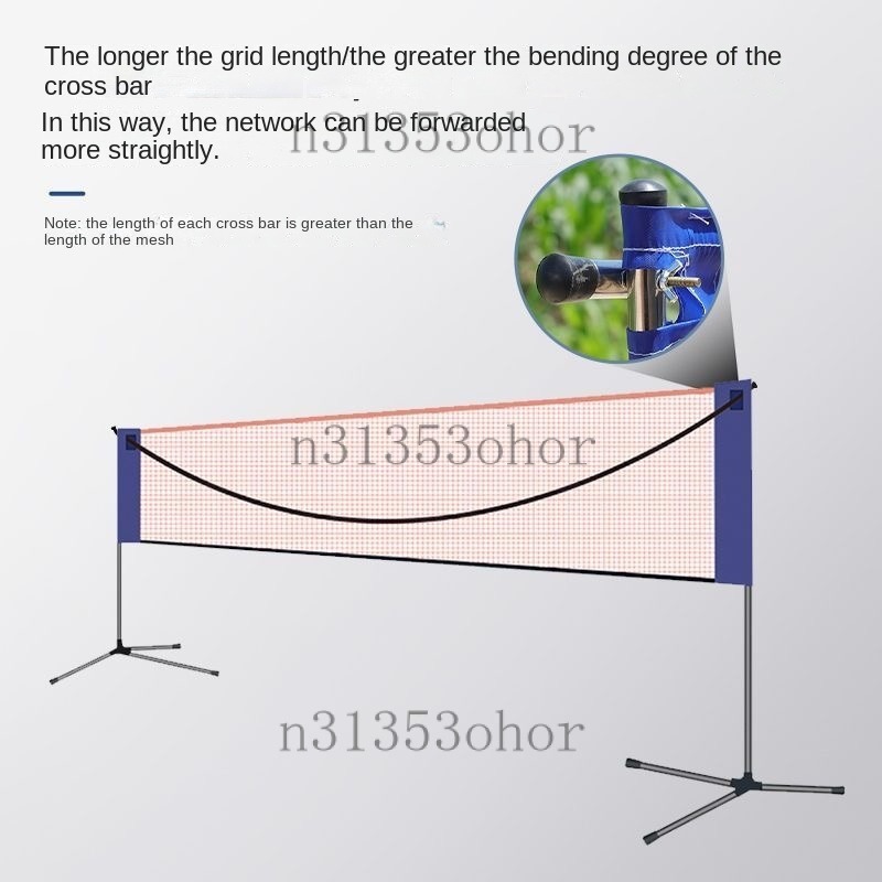 new hot Portable Badminton Net 3.1/4.1m Adjustable Jaring Badminton ...