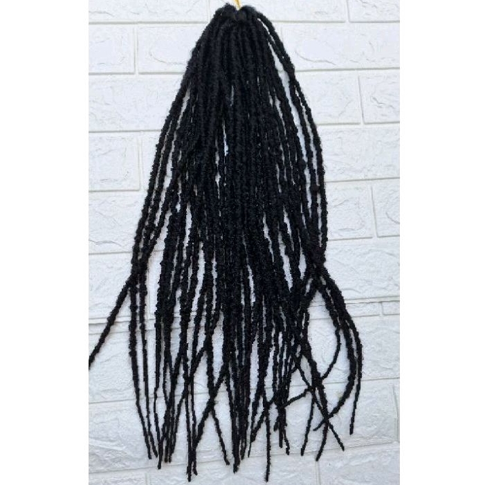 22" Dreadlocks ( 12 pieces )Synthetic Hair Crotchet Extension | Shopee Malaysia