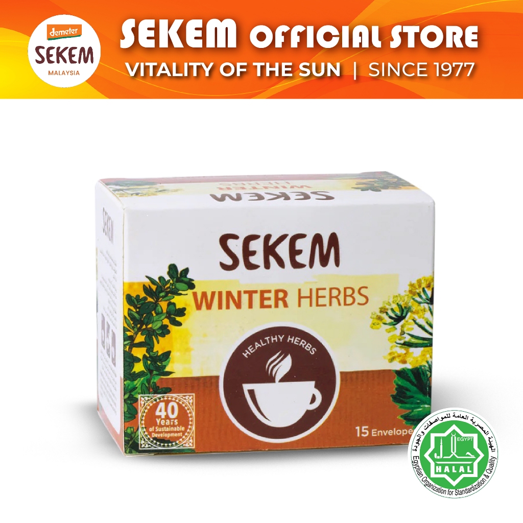 SEKEM ORGANIC WINTER HERBS TEA (15 FILTER BAGS/BOX) | Shopee Malaysia