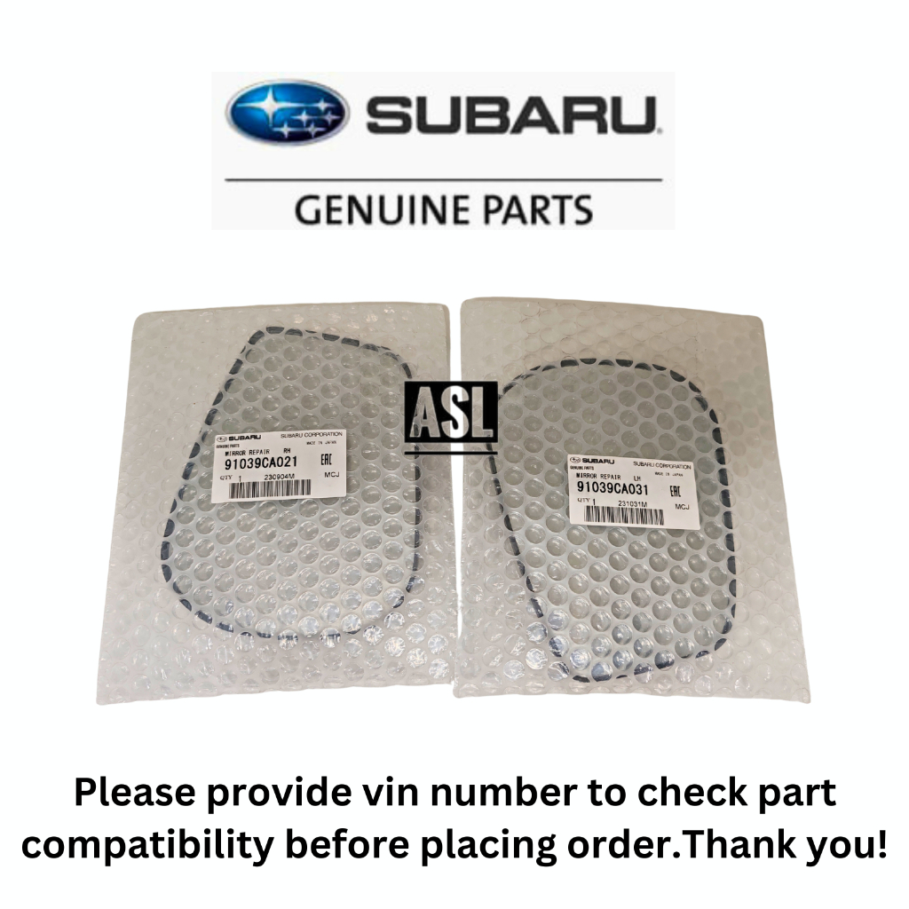 Genuine Subaru BRZ ZC6 Door Mirror Repair (With Defogger) 91039CA021 ...