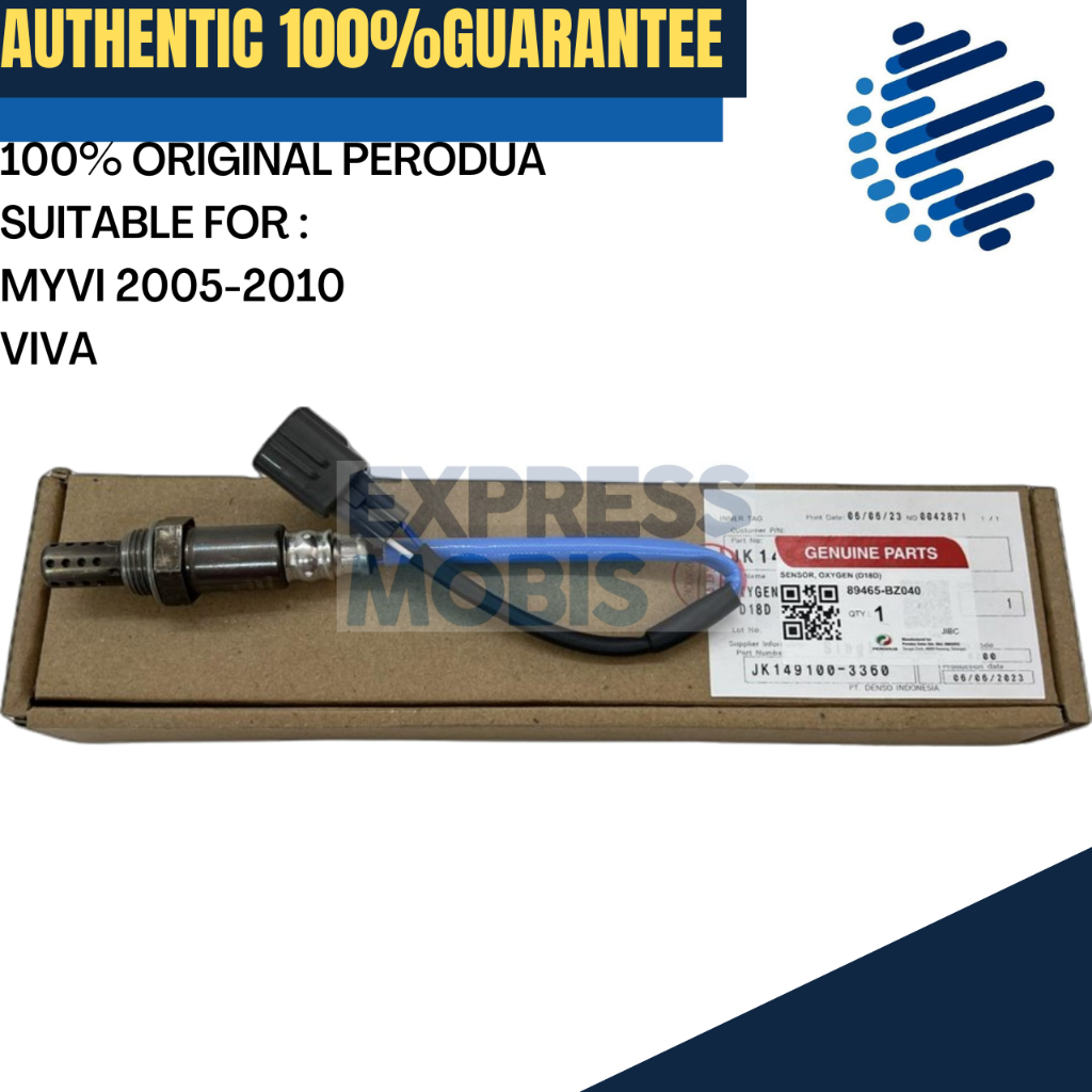 100% ORIGINAL PERODUA EXHAUST OXYGEN SENSOR 89465-BZ040 MYVI VIVA ...