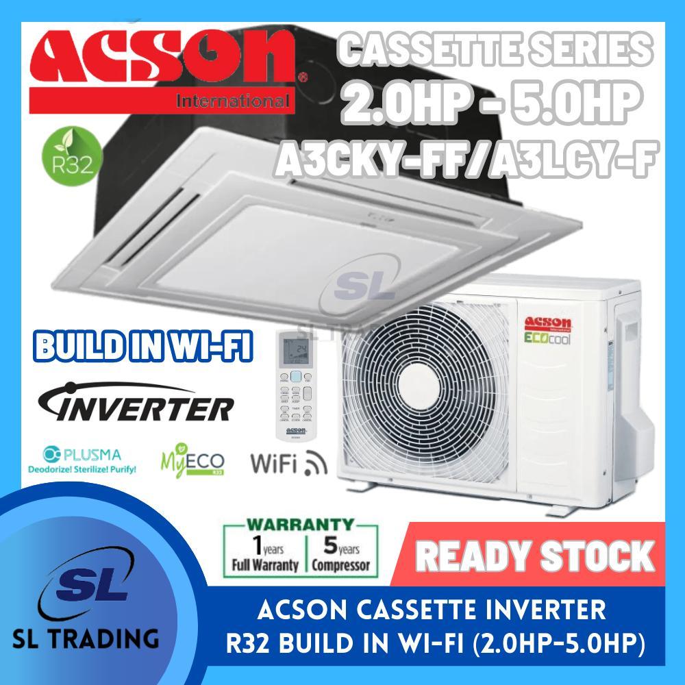 [INSTALLATION] ACSON A3CKY-FF (INVERTER) R32 CASSETTE TYPE AIRCOND (2.0HP, 2.5HP, 3.0HP, 3.5HP ...
