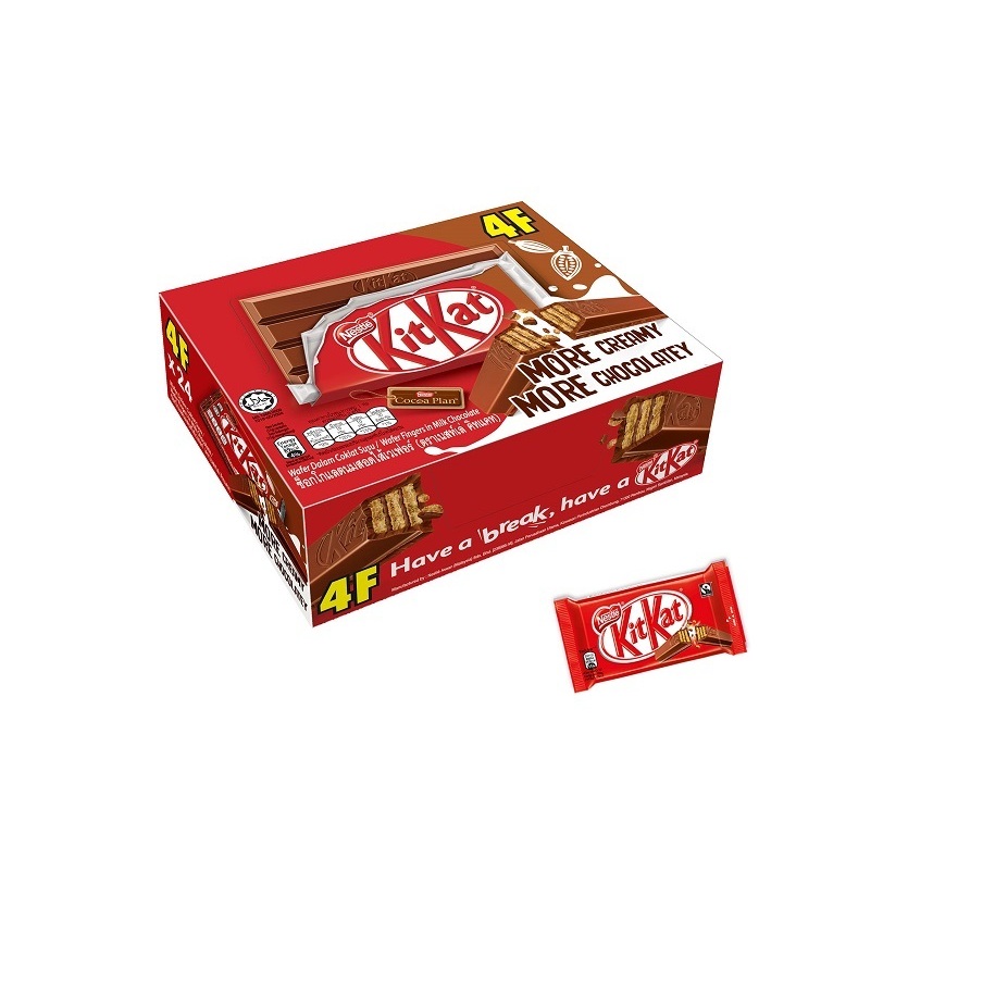 NESTLE KIT KAT 4F (ORI/GREEN TEA) 24X35G | Shopee Malaysia