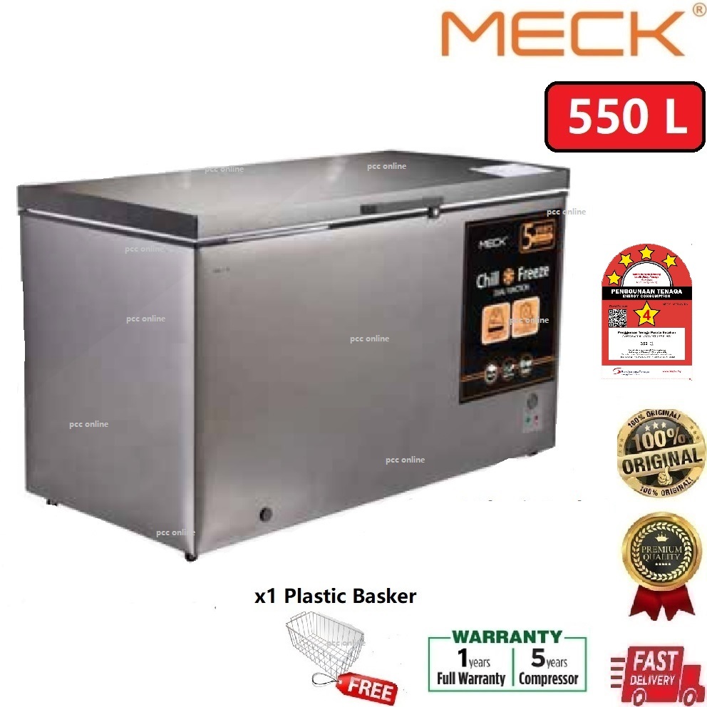 [SAVE4.0]Meck MFZ-505R6 Chest Freezer|Peti Sejuk Daging|Peti Sejuk Beku ...