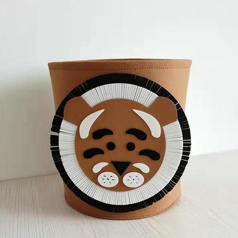 Animal Cartoon Design Foldable Storage Basket Toy Organizer Laundry ...