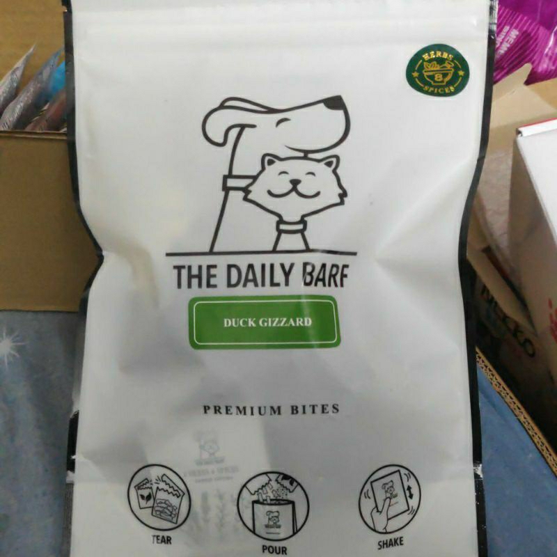 READY STOCK The Daily Barf Dehydrated Healthy Treats Duck Gizzard (Dogs ...