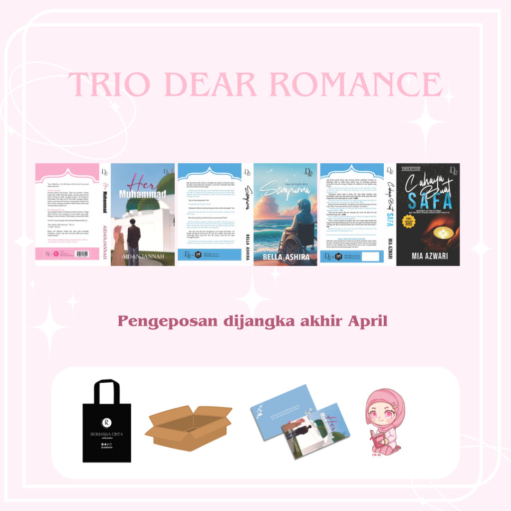 PRATEMPAHAN TRIO DR DEAR ROMANCE (ETA AKHIR APRIL) | Shopee Malaysia