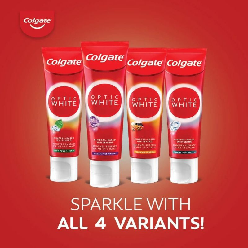 Colgate Optic White Mint Toothpaste 100g | Shopee Malaysia