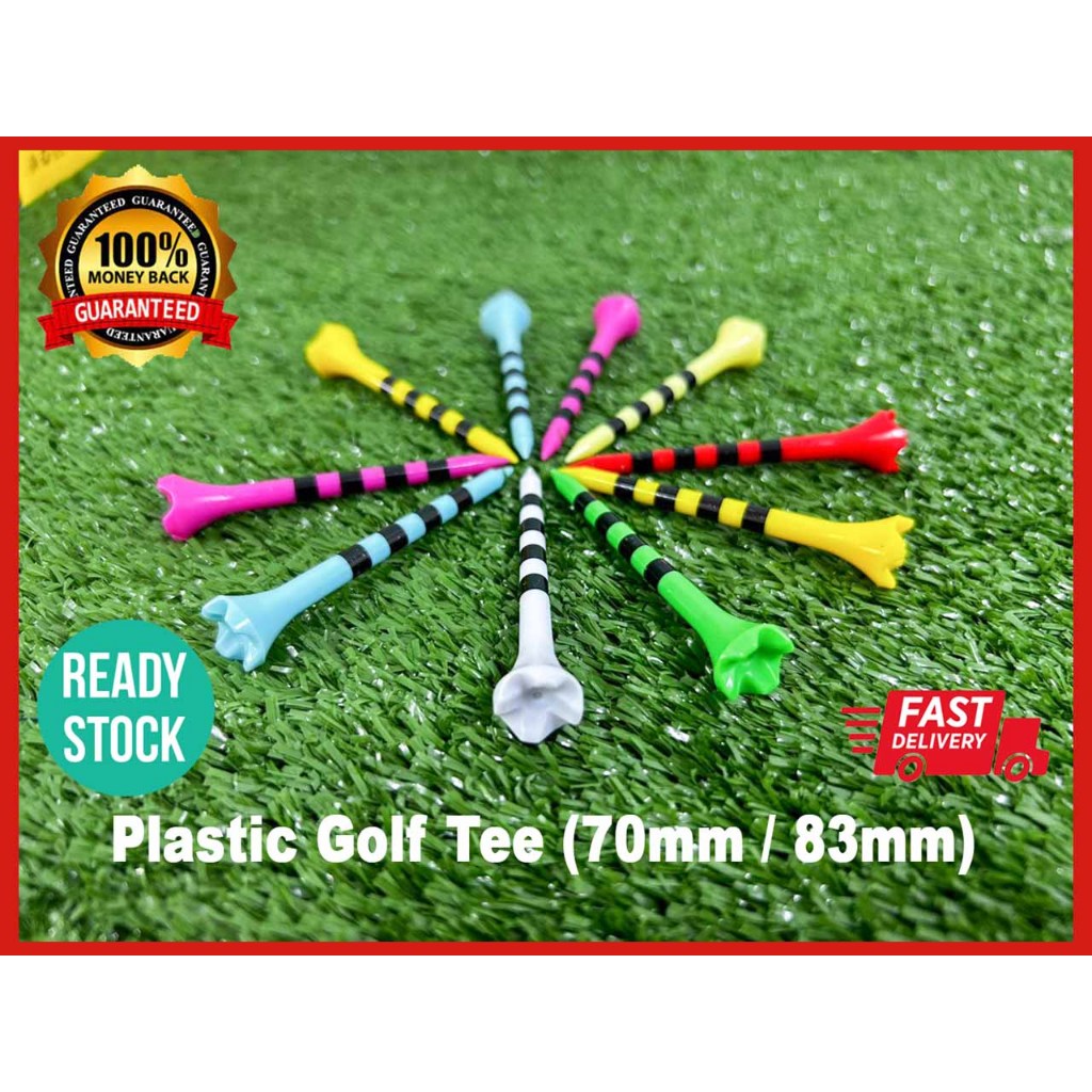 High Quality Zero Friction 5 Prong 70/83mm Plastic Color golf tees | Shopee Malaysia