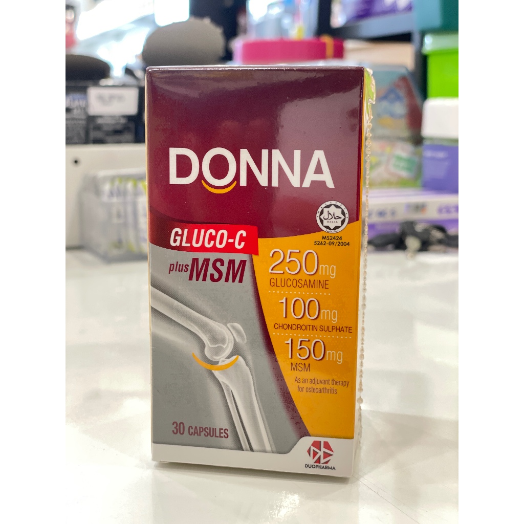 DONNA GLUCO-C PLUS MSM 250MG 30 CAPSULES | Shopee Malaysia