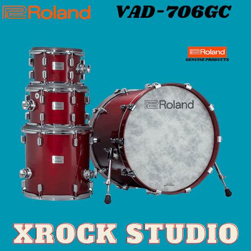 Roland V-Drums Acoustic Design VAD706 Electronic Drum Set ( VAD 706 / VAD-706 ) | Shopee Malaysia