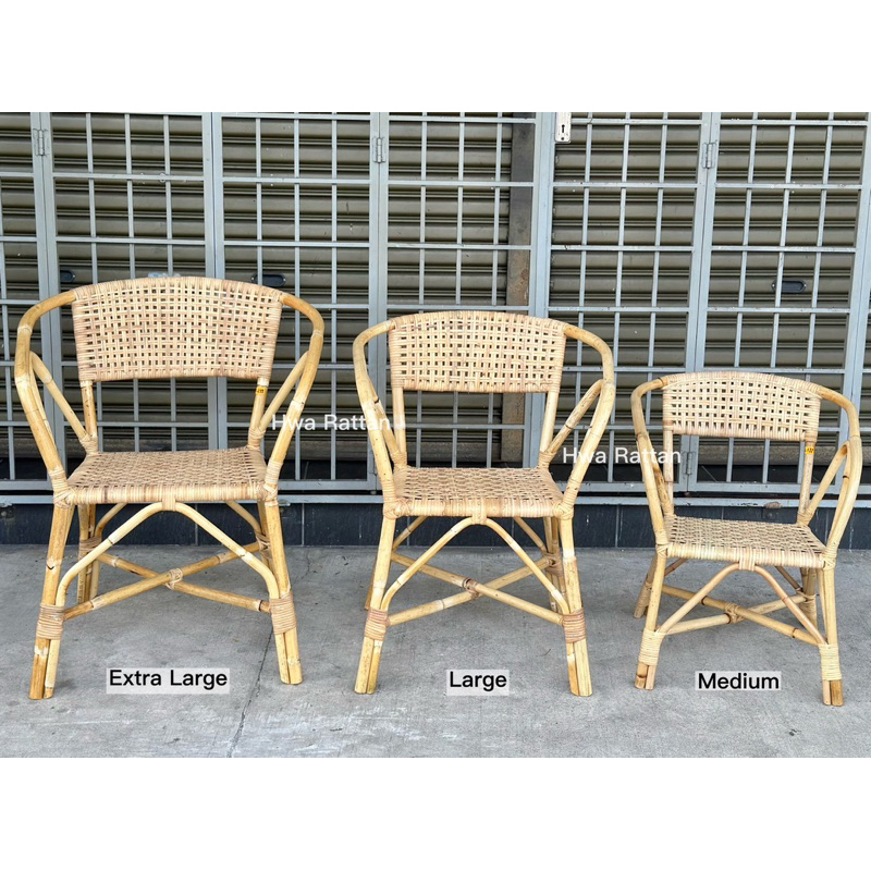 Rattan chair Relaxation handcrafted indoor outdoor chair / Kerusi ...