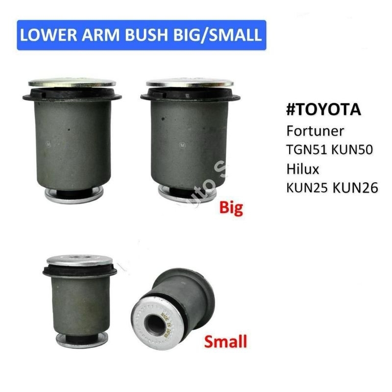 TOYOTA HILUX VIGO KUN25 KUN26 FRONT LOWER ARM BUSH UPPER | Shopee Malaysia