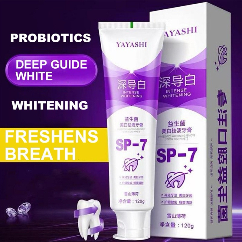 YAYASHI SP-4/SP-7 Probiotic Whitening Toothpaste 益生菌美白牙膏 | Shopee Malaysia