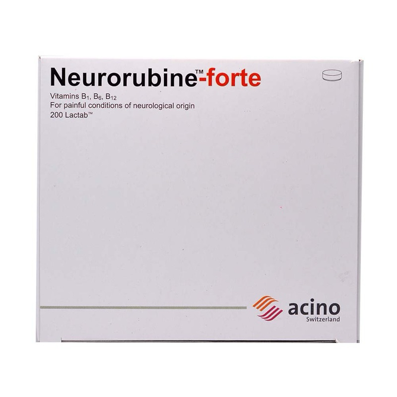 Neurorubine forte vitamin B1 B6 B12 tab (vitamin nerve) 1box 200’s (exp ...