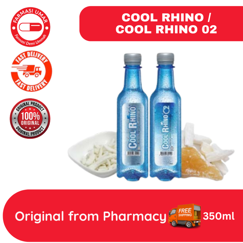 Cool Rhino Cooling Water / O2 Cooling Water 350ML | Shopee Malaysia