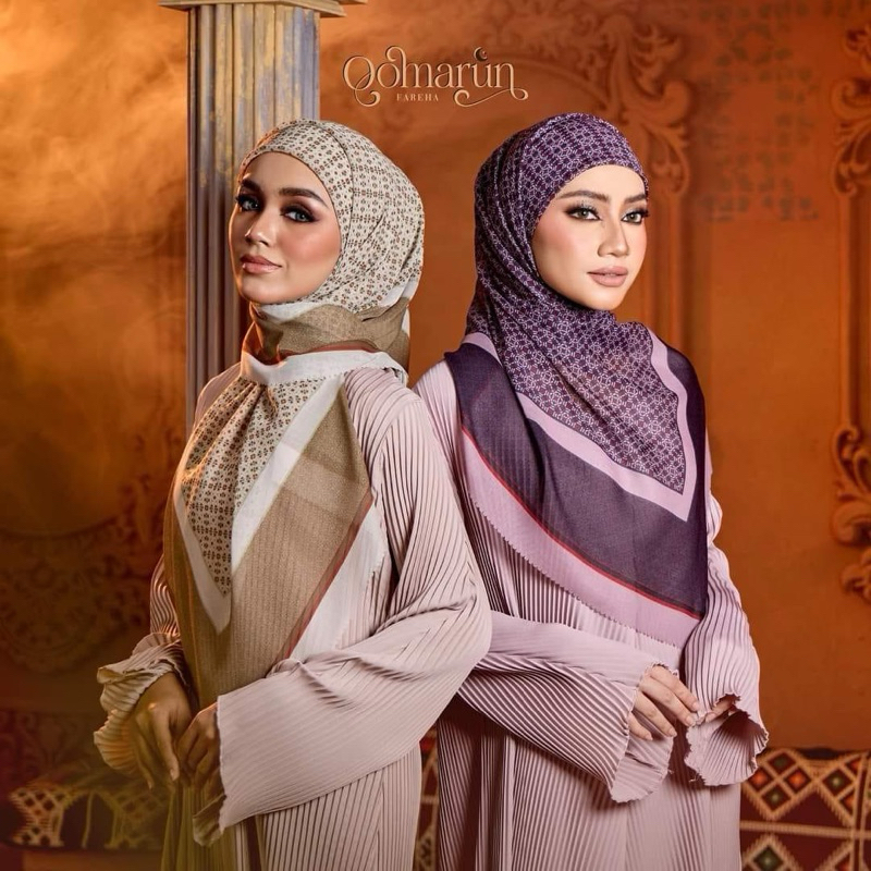 NEW FAREHA RAYA 2024 FREE BROOCH GOLD EXCLUSIVE FAREHA | Shopee Malaysia