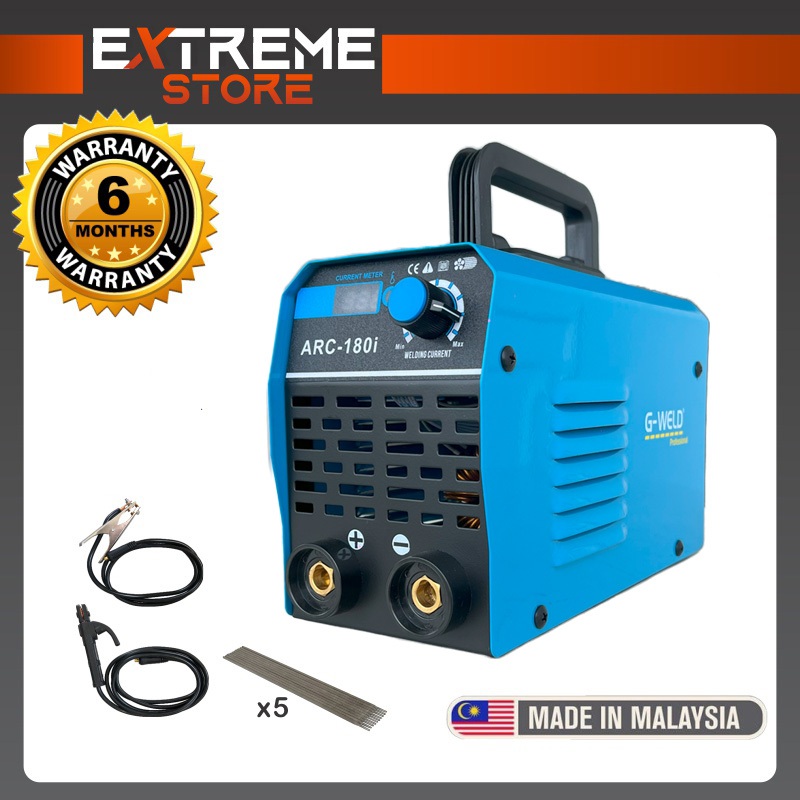 [READY STOCK] ARC-180i Portable Inverter Welding Machine Set complete ...