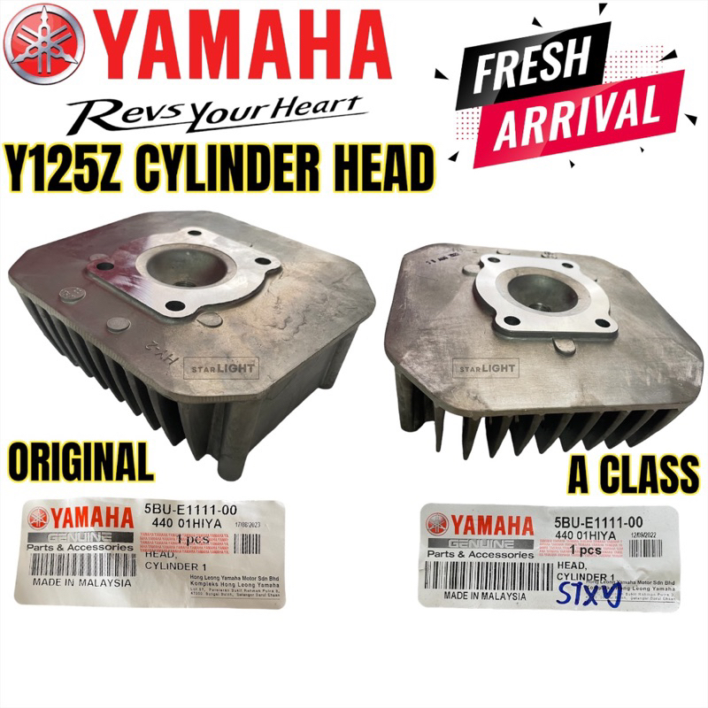 YAMAHA 125 125Z 125ZR Y125 Y125Z Y125ZR (5BU) ORIGINAL HLY A CLASS CYLINDER HEAD ASSY BLOCK HEAD ...