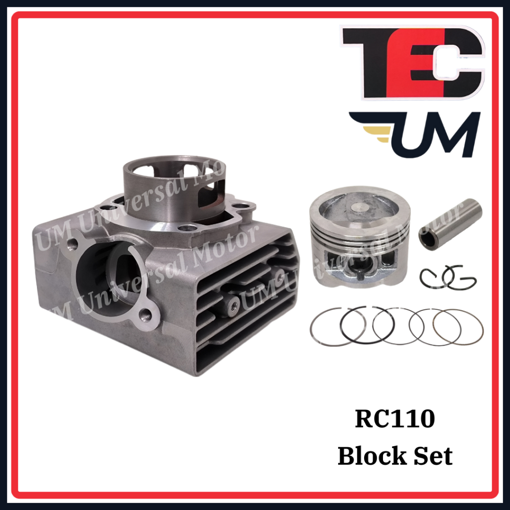 SUZUKI RC110 BLOCK SET TEC STANDARD 54MM COMPLETE RC 110 BEST BLOK ...