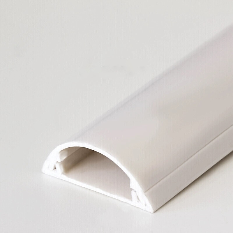 1M Self-Adhesive Raceway Wall Cord Duct Cover Cable Duct/Trough PVC ...