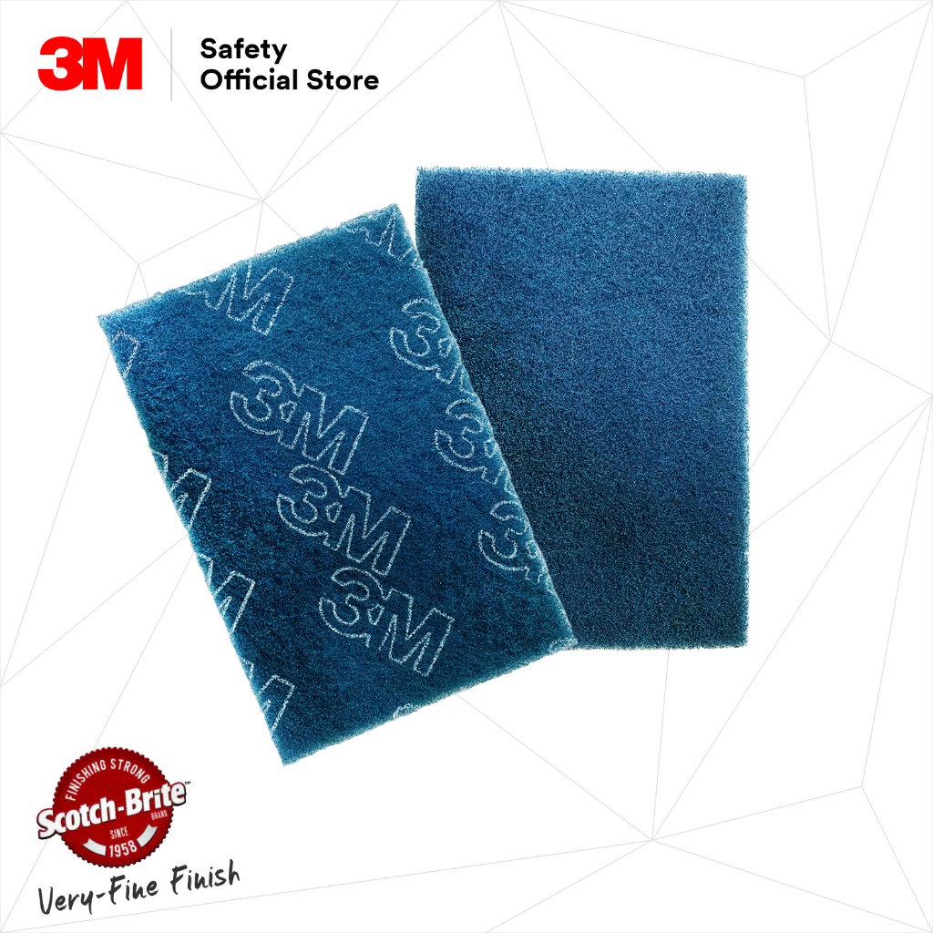 [Sell by Case] 3M™ Scotch Brite Mighty Blue General Purpose Hand Pad ...