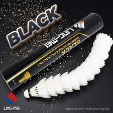 Ling Mei Black Shuttlecock Badminton speed 77 bulutangkis shuttle ...