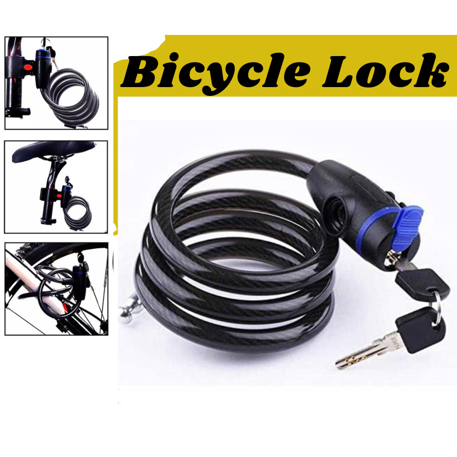 Bicycle Lock Bike Security Lock Steel Cable Anti-Theft Locker Quality ...