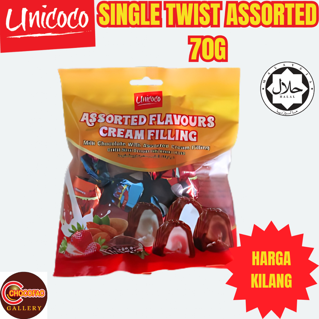 Unicoco Cream Choco Assorted 70g | Shopee Malaysia