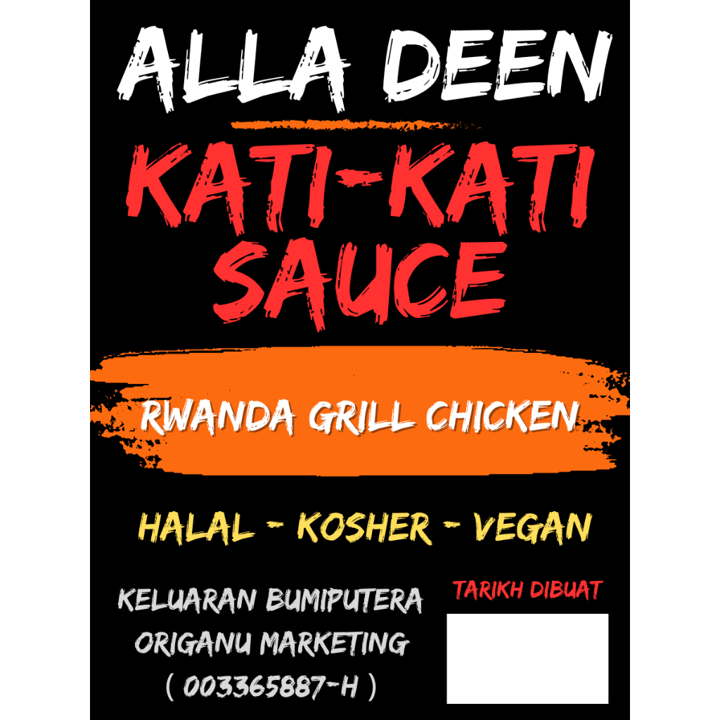 Alla Deen Kati-Kati Sauce (Rwanda Grilled Chicken Recipe) | Shopee Malaysia