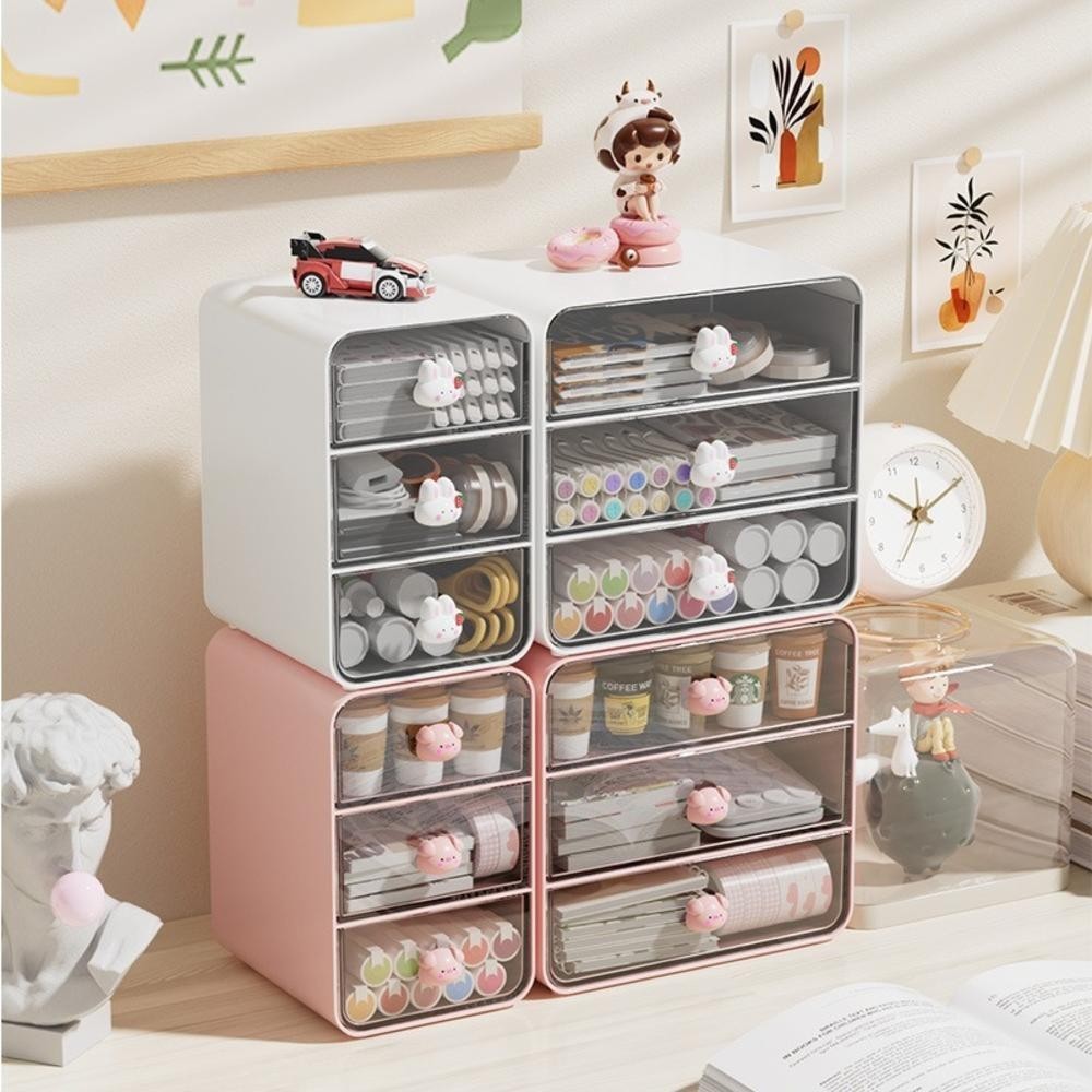 Multi Drawers Desk Organizer | Shopee Malaysia
