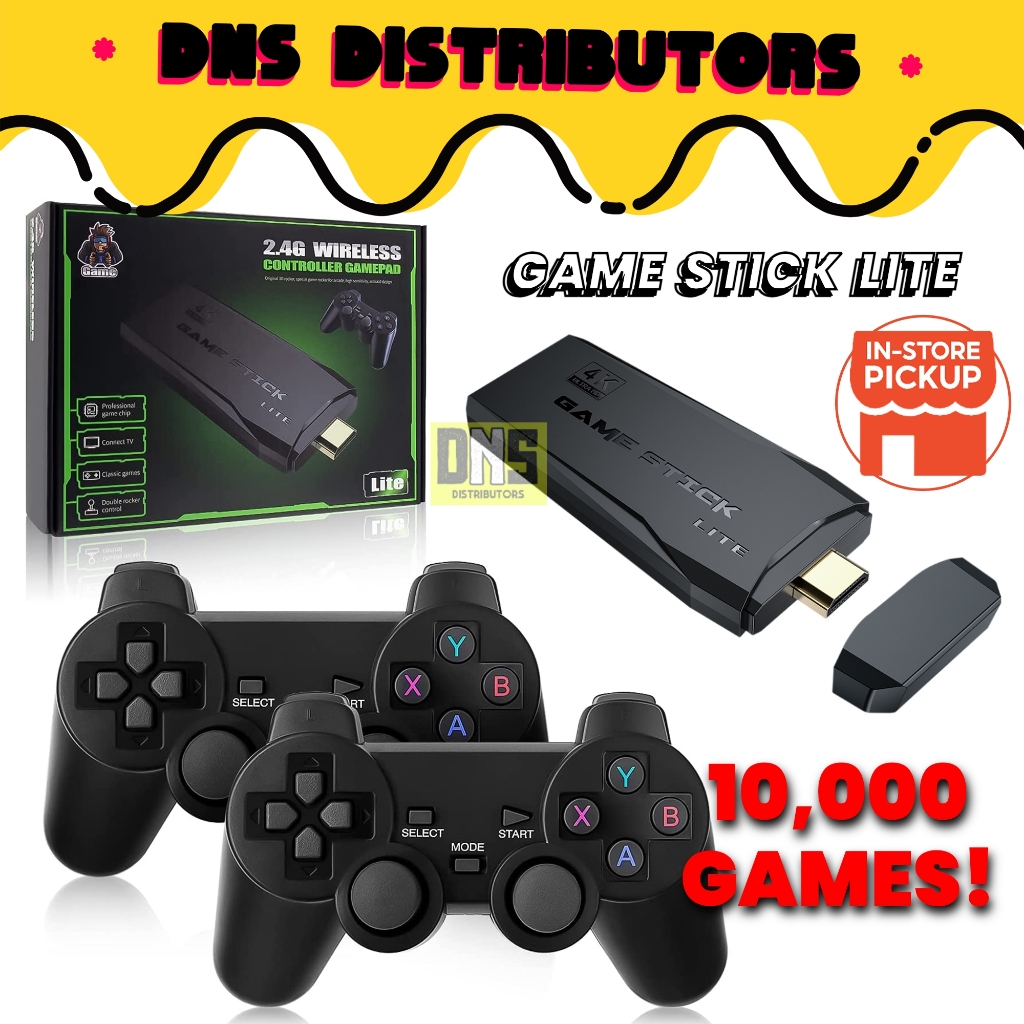 【🇲🇾24 Hours Fast Ship】4K HDMI GAME STICK TV Video Game Console 2.4G ...