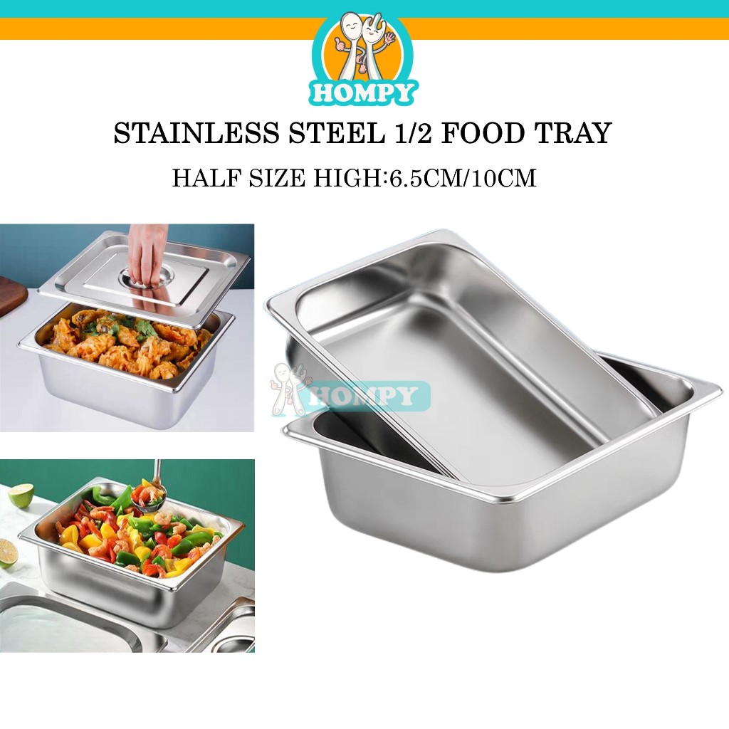 Half Size Food Pan / Tray / Cover / Bekas Makanan / Tray Makanan ...