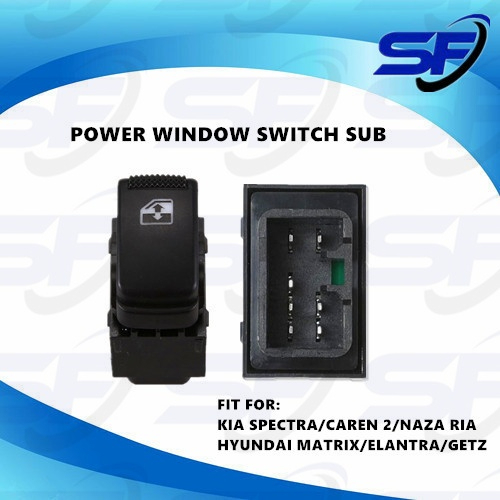 KIA SPECTRA NAZA CITRA HYUNDAI MATRIX GETZ CAREN 2 ELANTRA POWER WINDOW ...