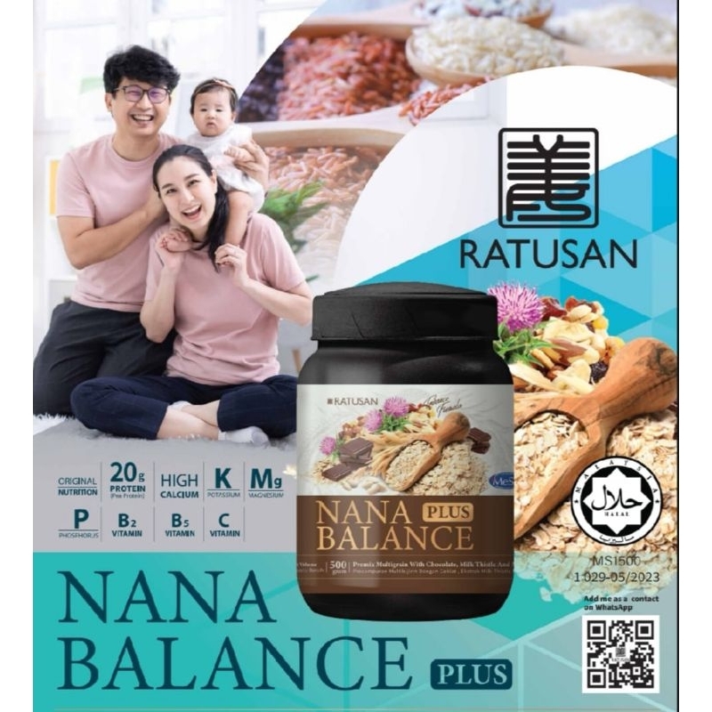 RATUSAN NANA PLUS BALANCE 500g(Made in Malaysia) | Shopee Malaysia